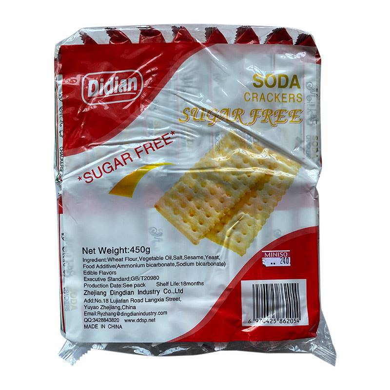 Didian Sugarfree Soda Crackers (450 g) - Send Gifts and Money to Nepal ...