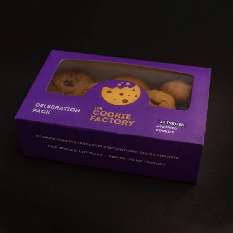 Purple Box Assorted Cookies from The Cookie Factory (12 Large Cookies ...