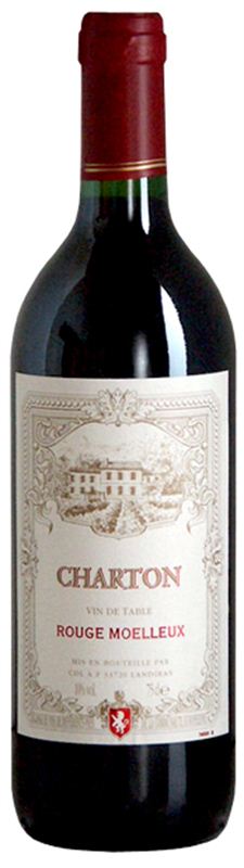 Charton Rouge Moelleux (A French Sweet Red Table Wine) (750 ml) - Send ...