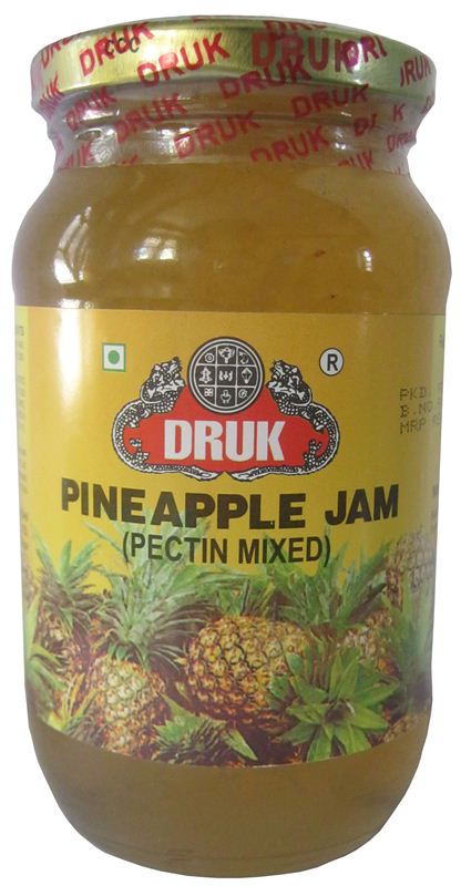 Druk Pineapple Jam 500gm (Pectin Mixed) - Send Gifts for Bhai Tika (18 ...