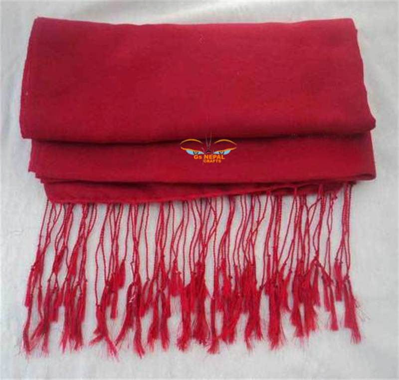 Blood Dark Red Water Pashmina Shawl (SH01) - Send Gifts and Money to ...