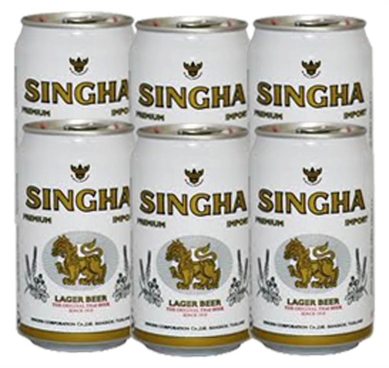 Singha Can Beer (6 Can 330ml) - Send Father's Day Gifts and Money to ...