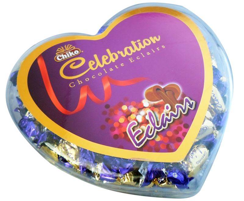 Chiko Eclair Hearts Shape Celebration Chocolate (300g) - Send Gifts and ...