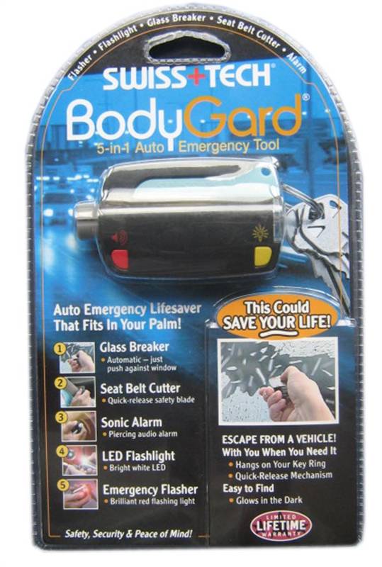 SwissTech BodyGuard 81000 5-in-1 Auto Emergency Tool - Send Gifts and ...