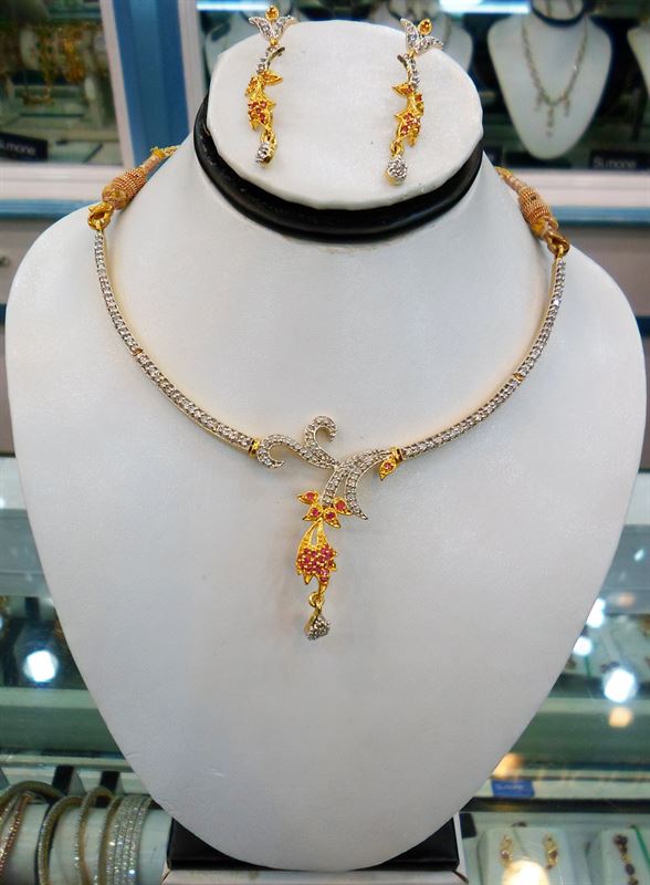Ruby Necklace Set - Send Mother's Day Gifts and Money to Nepal Online ...