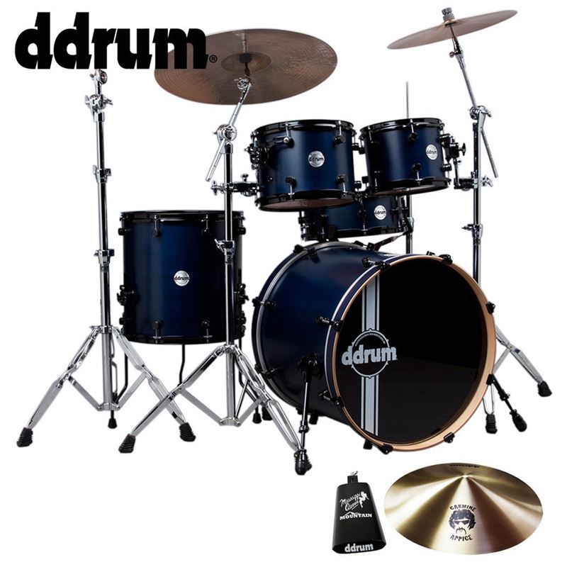 Ddrum REFLEX RSL 5 PC BLS KIT 1 Reflex RSL 5 Piece Drum Kit with 12 ...