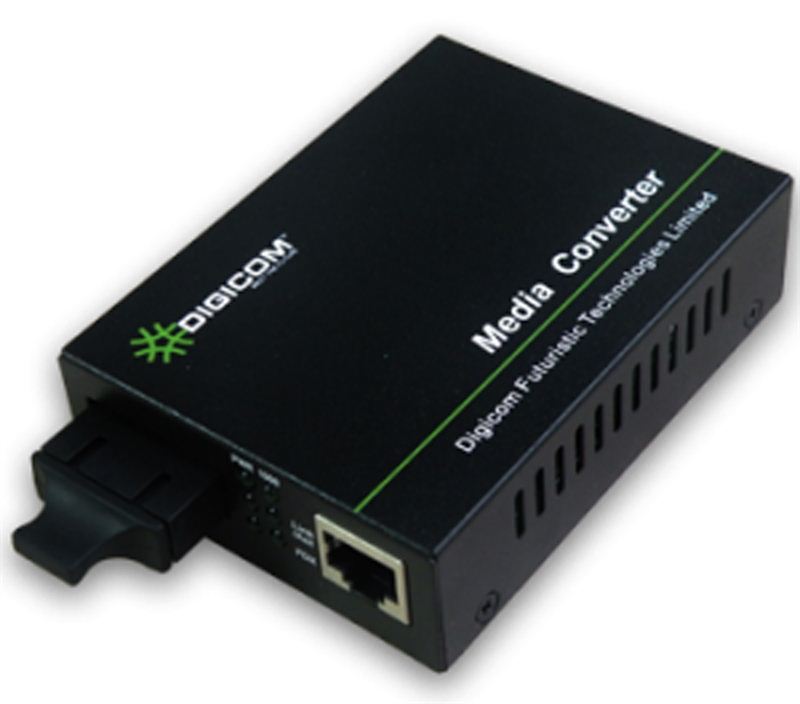 Digicom 10/100M SM Dual Fibre Media Converter (DG-8110SA-11-20) - Send ...
