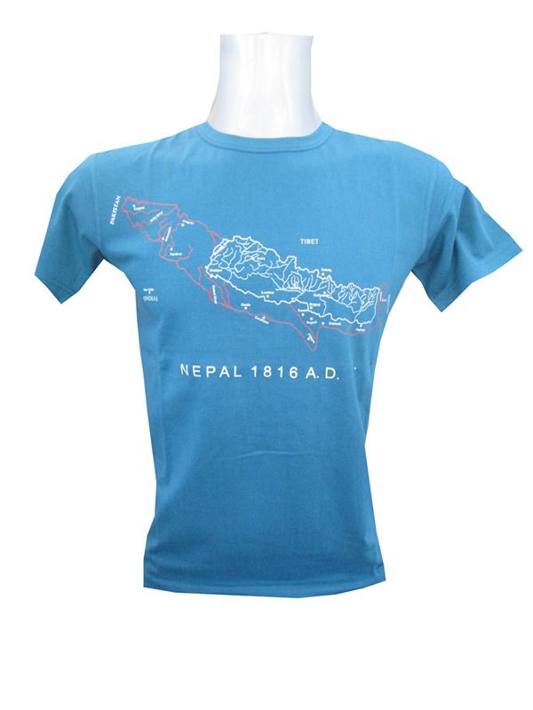 Juju Wears Mens Greater Nepal Printed T-shirt (MJJ35) - Send Gifts for ...