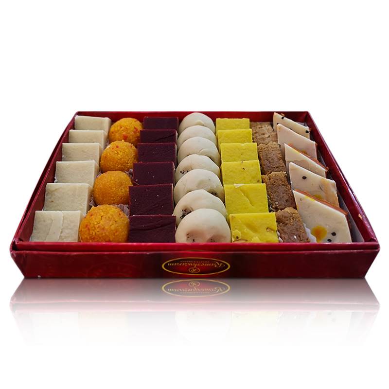 Mix Sweets Box 4 (1 kg) from Rameshwaram - Send Gifts and Money to ...