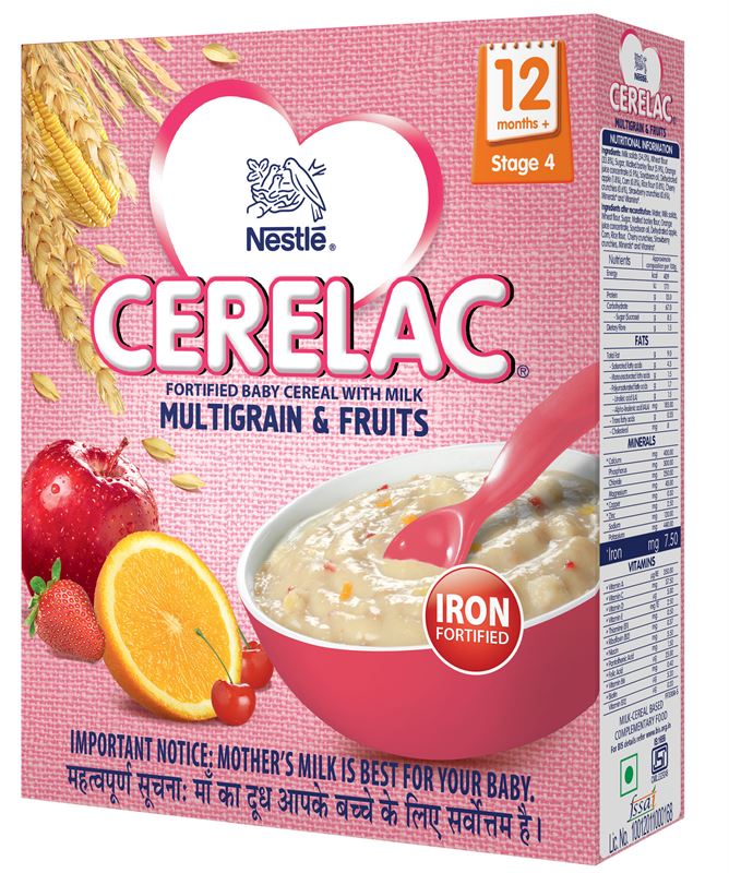 Nestle Cerelac Stage -Fortified Baby Cereal With Milk Multi, 59% OFF