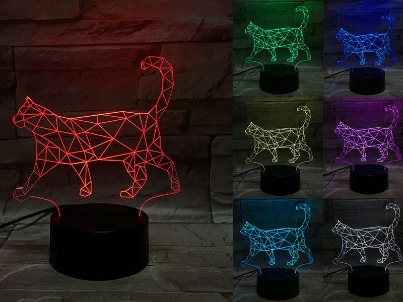 Cat 3D Light - Send Gifts for Bhai Tika (06 Kartik| 23 October) Tihar ...