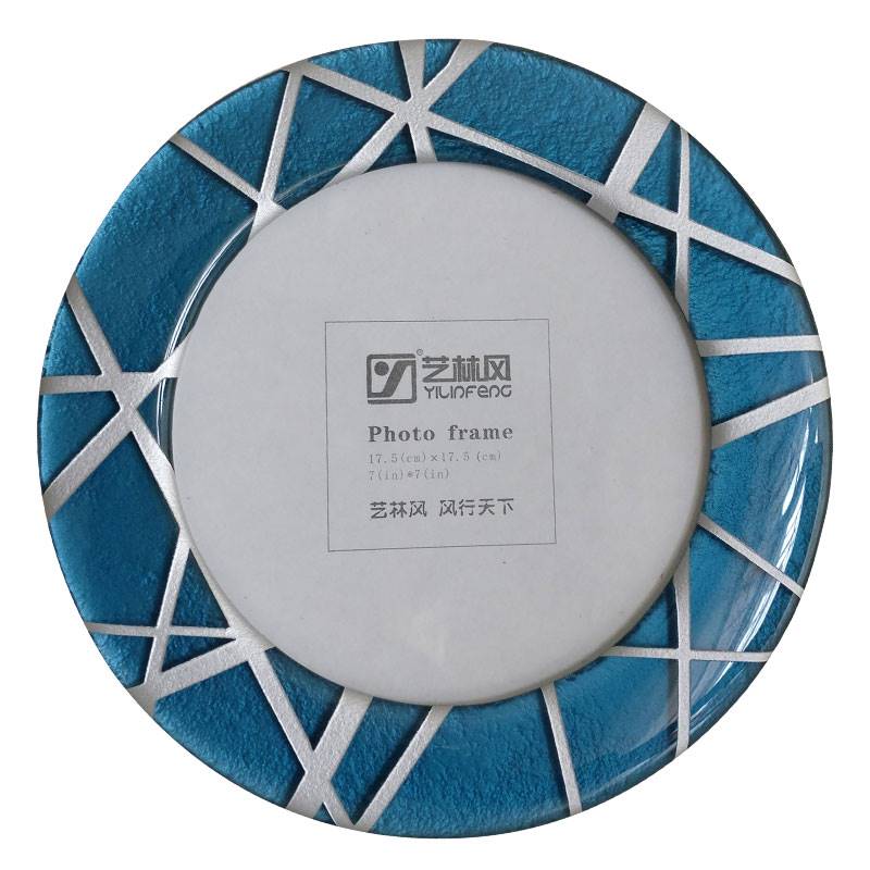 Blue Round Photo Frame - Send Gifts and Money to Nepal Online from www ...