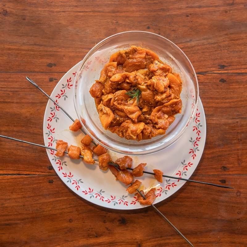 Bajeko Sekuwa Chicken Sekuwa (1 Kg) - Send Gifts and Money to Nepal ...