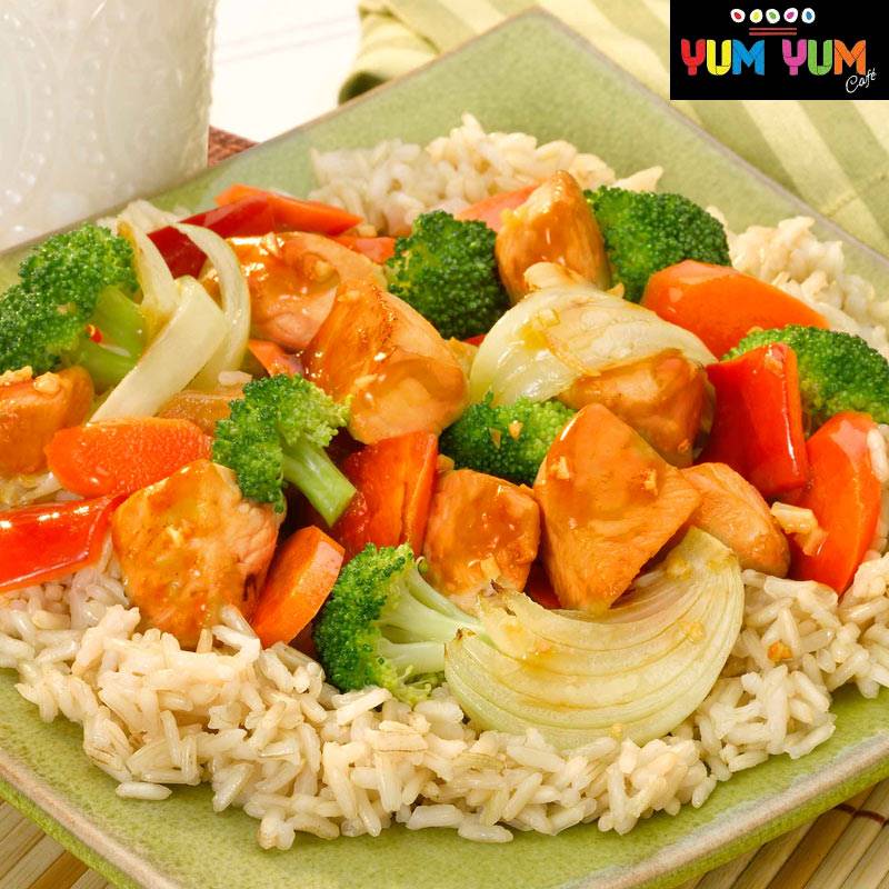 Pepper Pepper Sticky Rice - Chicken (1 Bowl) from Yum Yum Cafe - Send ...