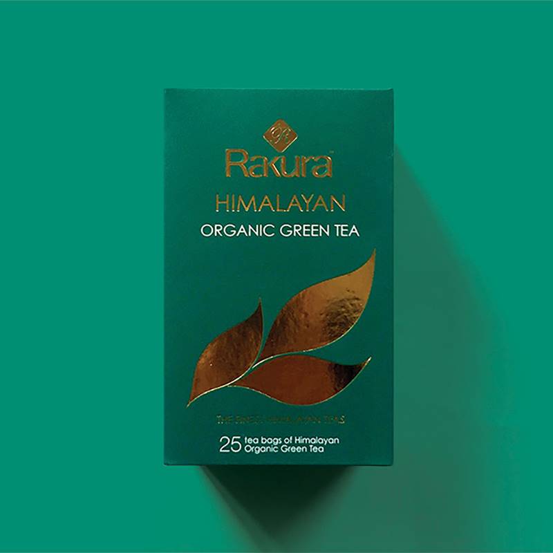 Rakura Himalayan Organic Green Tea (25 Tea Bags) - Send Gifts and Money ...