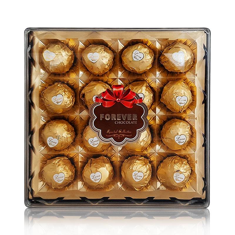 Forever Golden Chocolates – Square Box (16 pcs) - Send Gifts and Money ...