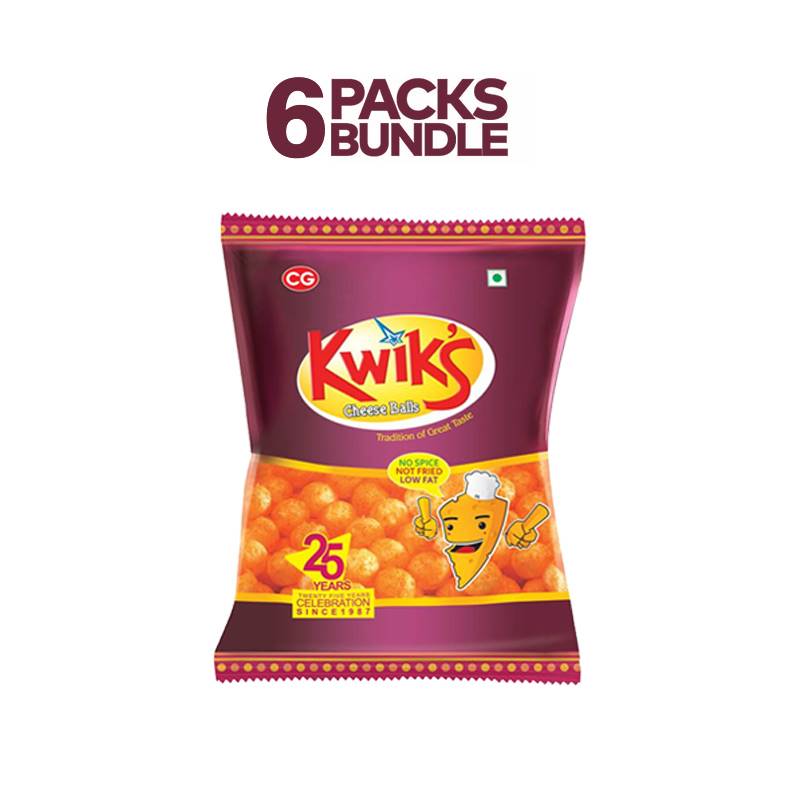 CG Kwiks Cheese Balls (42 g) x 6 Packs - Send Gifts and Money to Nepal ...