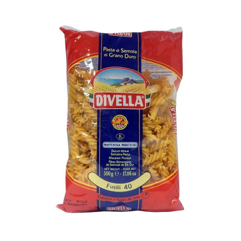 Divella Pasta Fusilli 40 (500 g) - Send Mother's Day Gifts and Money to ...