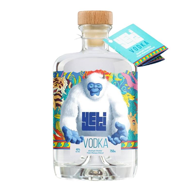 Yeti Vodka (750 ml) - Complimentary Gurkha & Guns 180 ml - Send Father ...