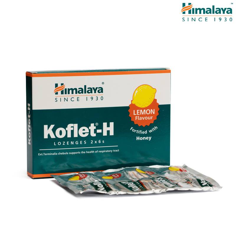 Himalaya Koflet-h Tab (Lemon) (6 Tablets) - Send Gifts and Money to ...