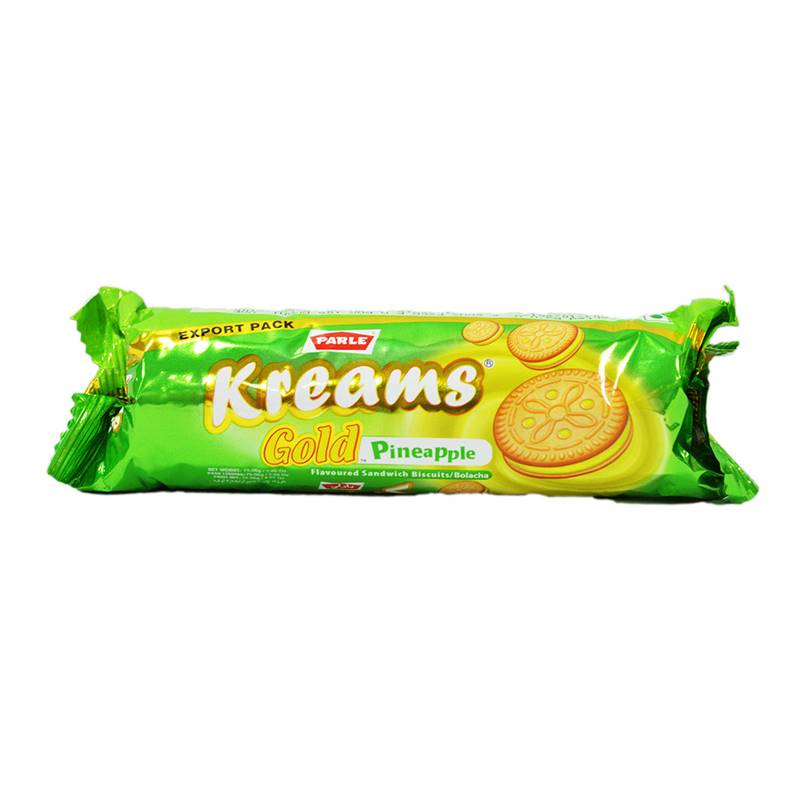 Parle Kreams Gold Pineapple Flavored Sandwich Biscuits (50 g) - Send ... Parle Kreams Gold Pineapple Flavored Sandwich Biscuits (50 g) - Send ...