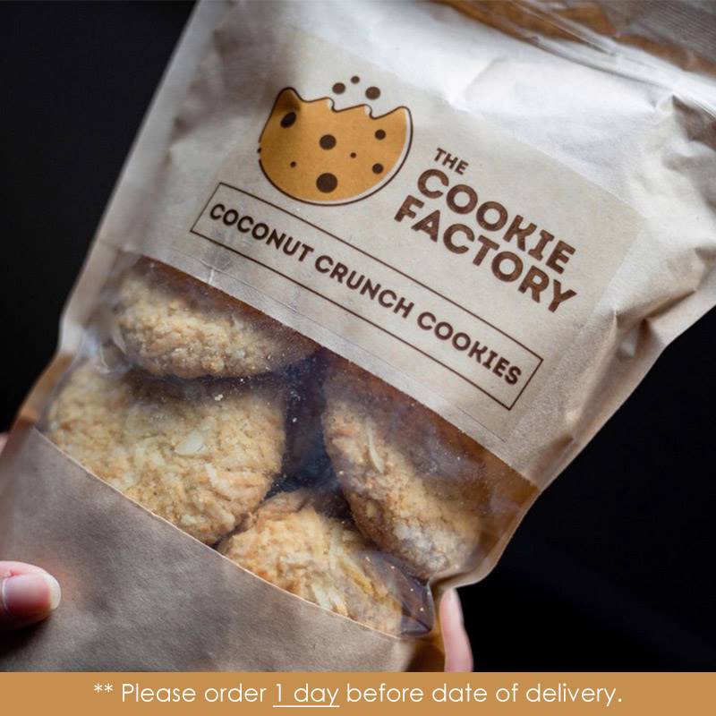 Coconut Crunch Cookies from The Cookie Factory (12 Large Cookies ...