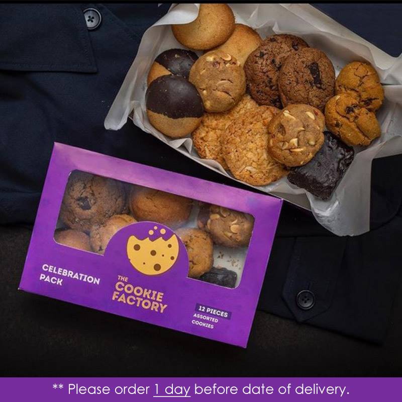 Purple Box Assorted Cookies from The Cookie Factory (12 Large Cookies ...
