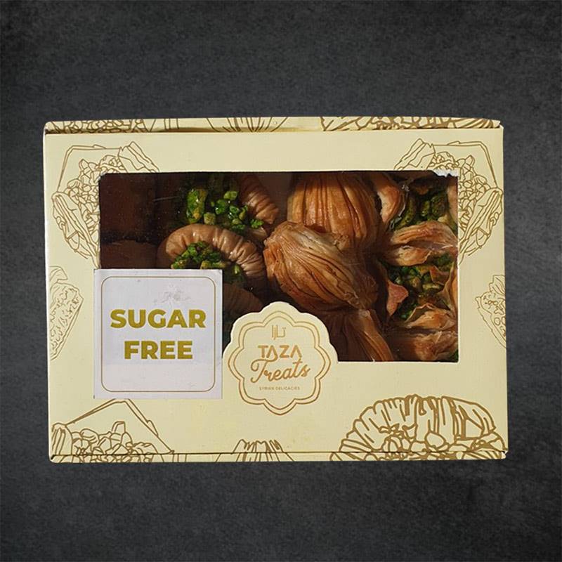 Sugarfree Baklava Small Box (13 pcs, 350 g) from Taza Treats - Send ...