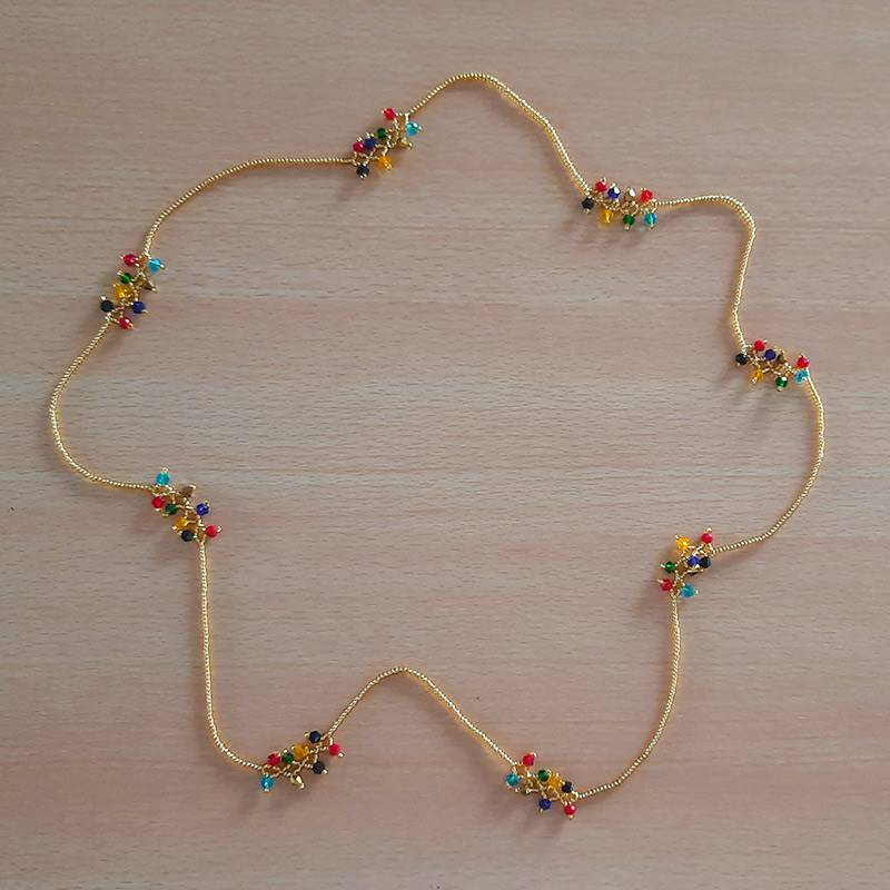 Fulkari Golden Japanese Potey Necklace - Send Gifts and Money to Nepal ...