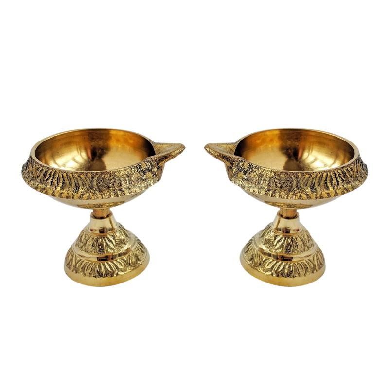 Brass Diyo 2 inch 15 ml Set | Kuber Diyo - Send Gifts and Money to ...