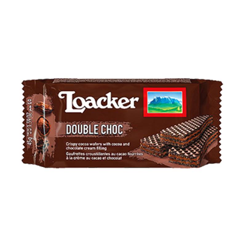 Loacker Classic Double Choc Chocolate Cream Wafer (90 g) - Send Gifts ...