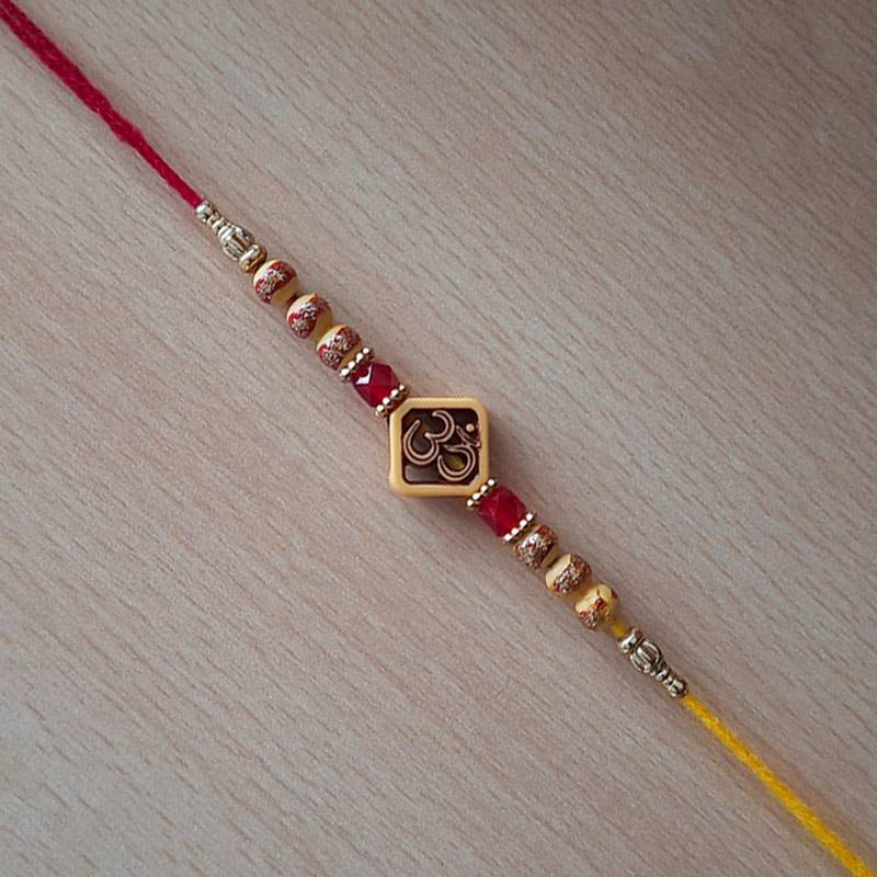 Diamond Om Rakhi - Send Gifts and Money to Nepal Online from www.muncha.com